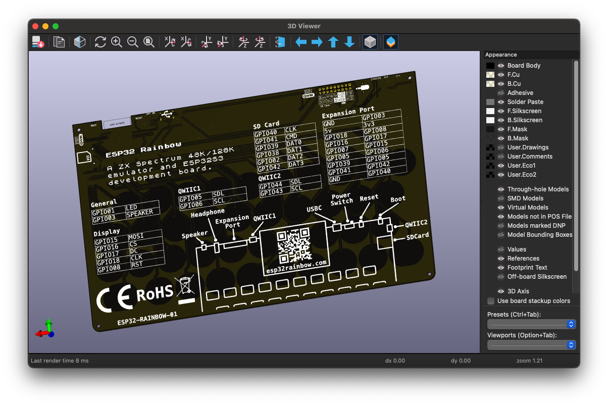 Custom KiCad Silk Screen - by Chris Greening - atomic14