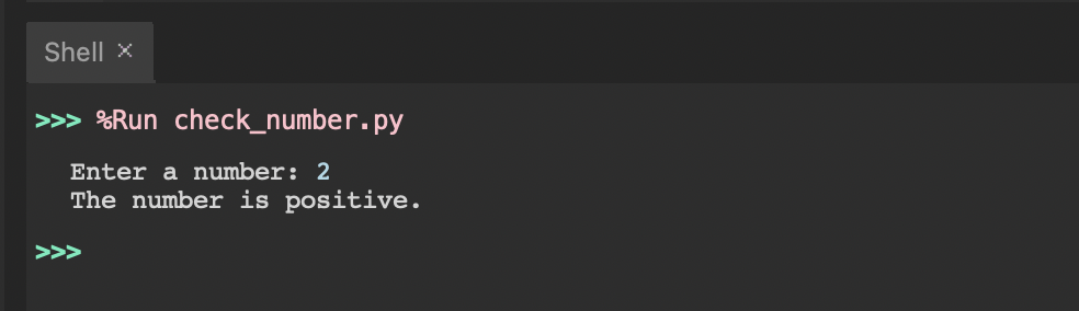 Check if number is negative or positive with Python