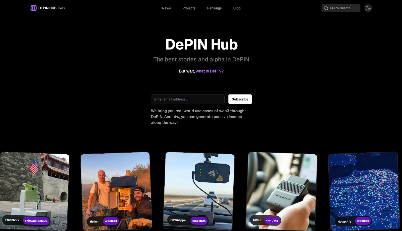 DePIN挖礦教學｜項目聚合站 DePIN Hub 介紹﹐埋伏空投必備聚寶盆 - 每日幣研