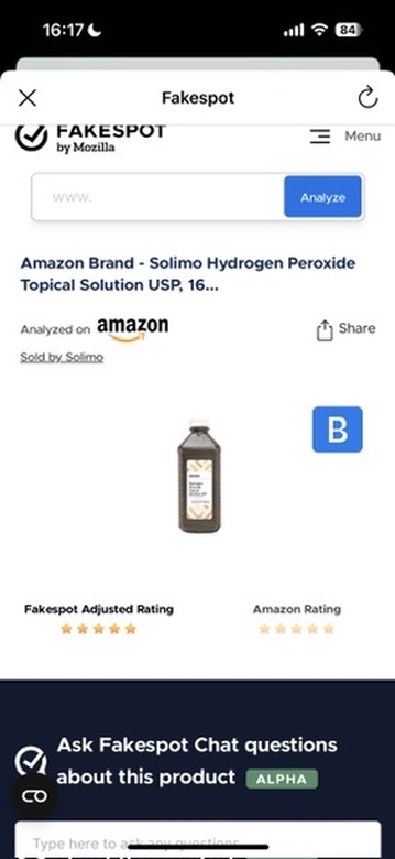 Everyone should be using Fakespot for protection from fake reviews and scammy merchants!