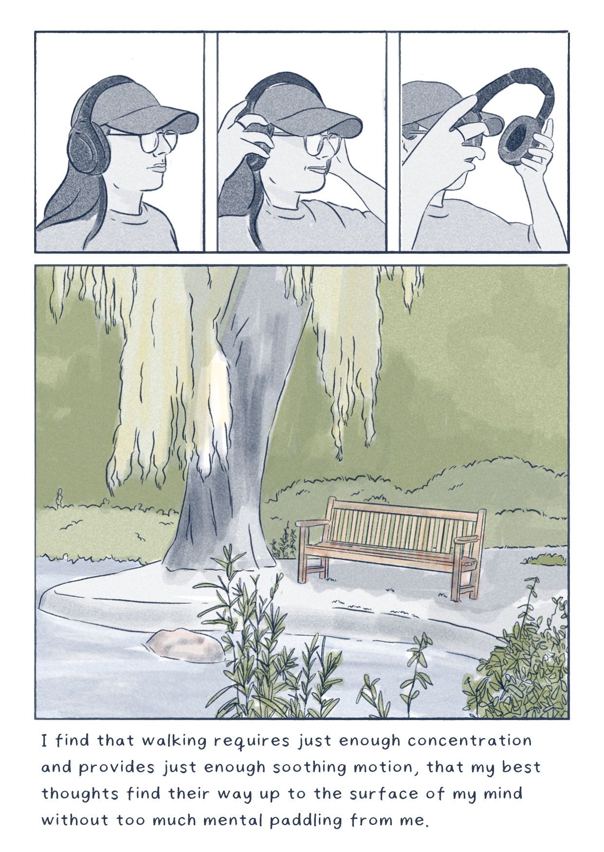 Illuminating letters: let's go for a walk