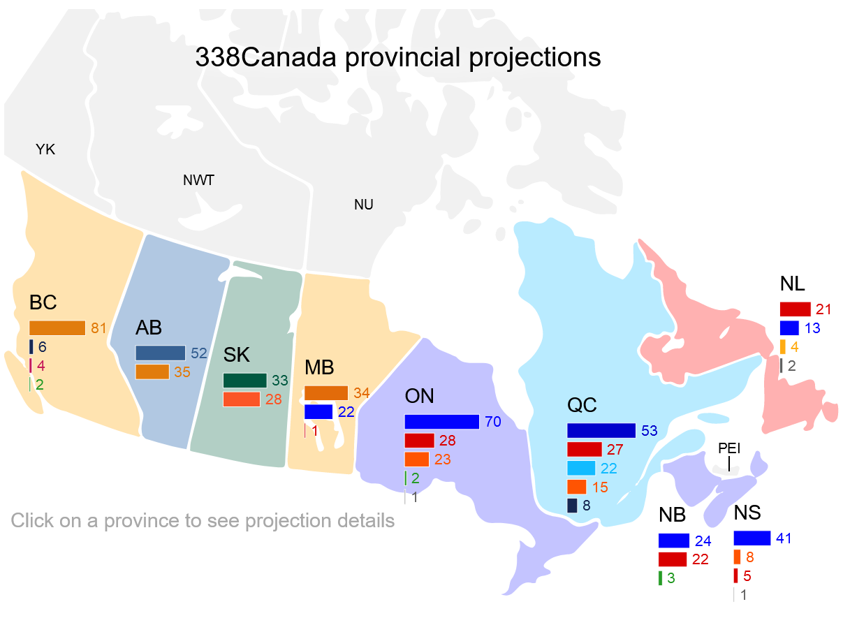338 Sunday Update: Conservatives Open Largest Lead Yet Over Liberals