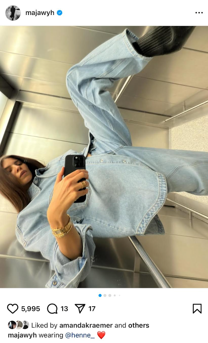 Off-Duty Denim On Set - by Megan Alida Strachan