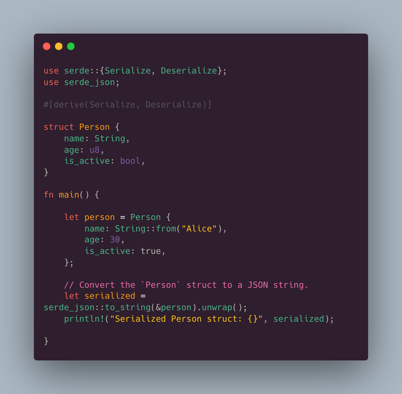 Crate exploration: Serde - by Will - Rusting