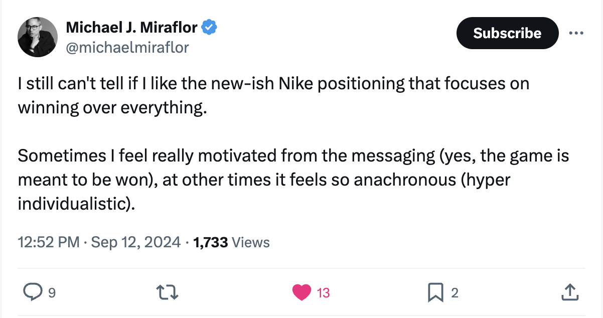 Marketing Breakdown: Nike's 'Winning Isn't for Everyone'