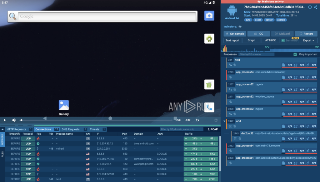 Expose Android Malware in Seconds: ANY.RUN Sandbox Now Supports Real-Time APK Analysis