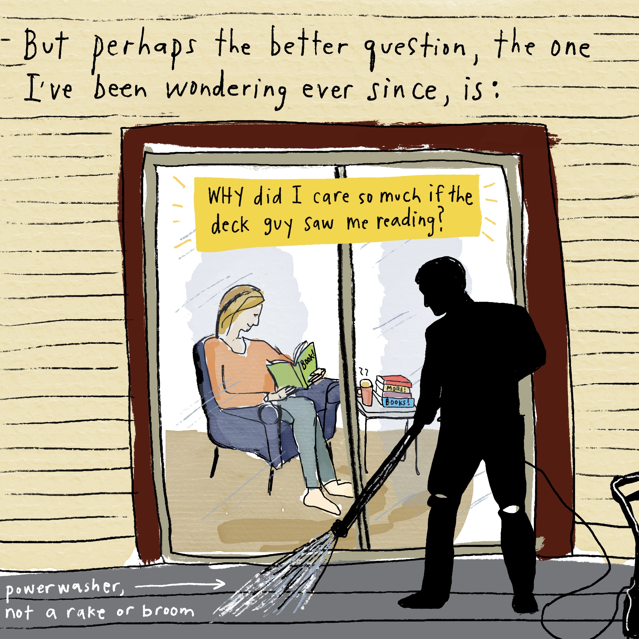 A Woman Reading - The Habit of Art by Kelcey Ervick