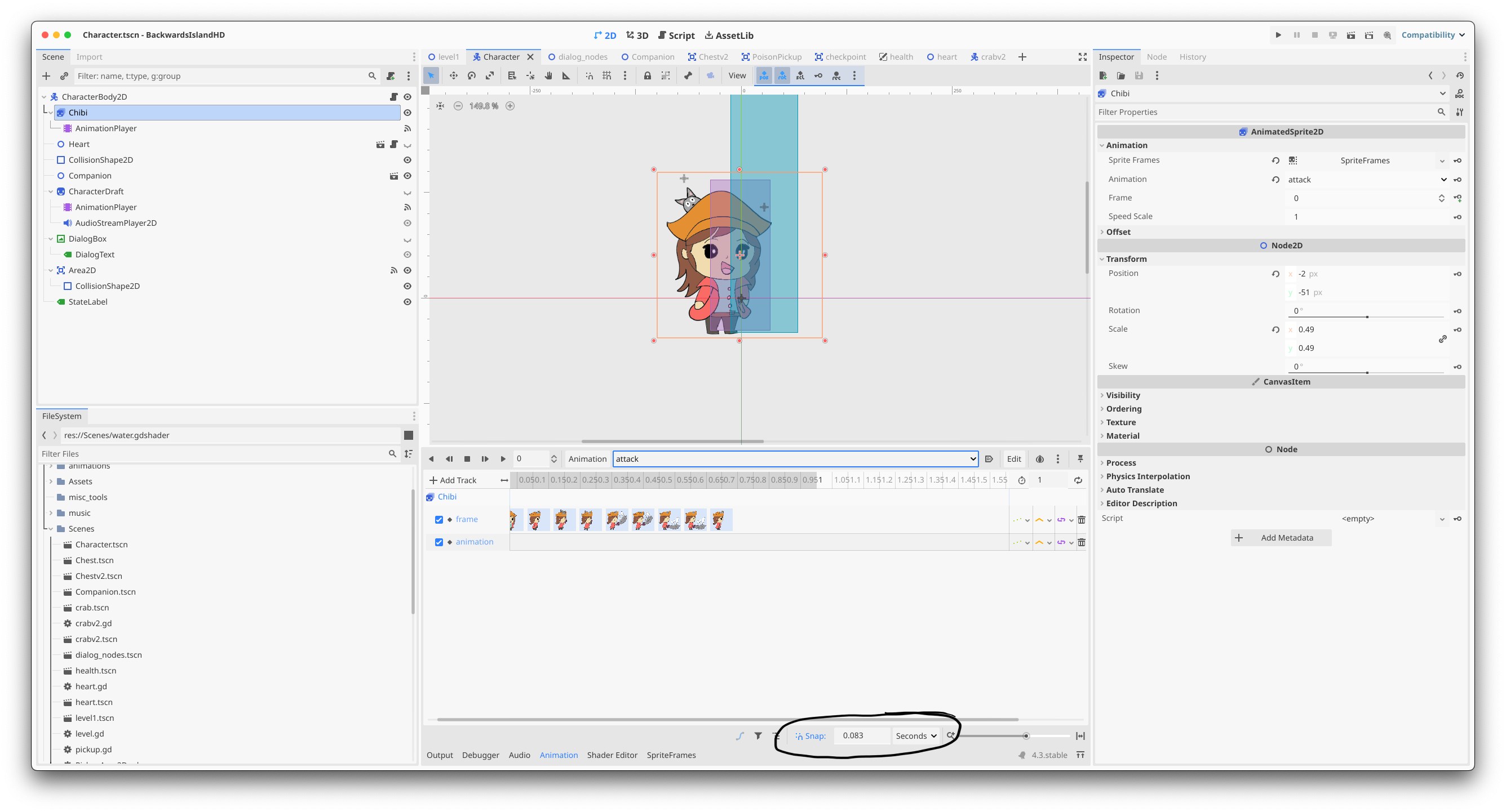 How To: Using AnimatedSprited2D node with AnimationPlayer(2D)