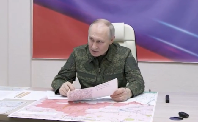 Camo-Putin Emerges to Punt Ball Back to Trump