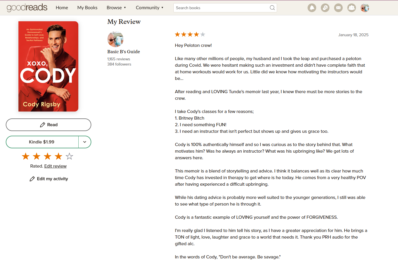 My Top 10 Most Popular Goodreads Reviews