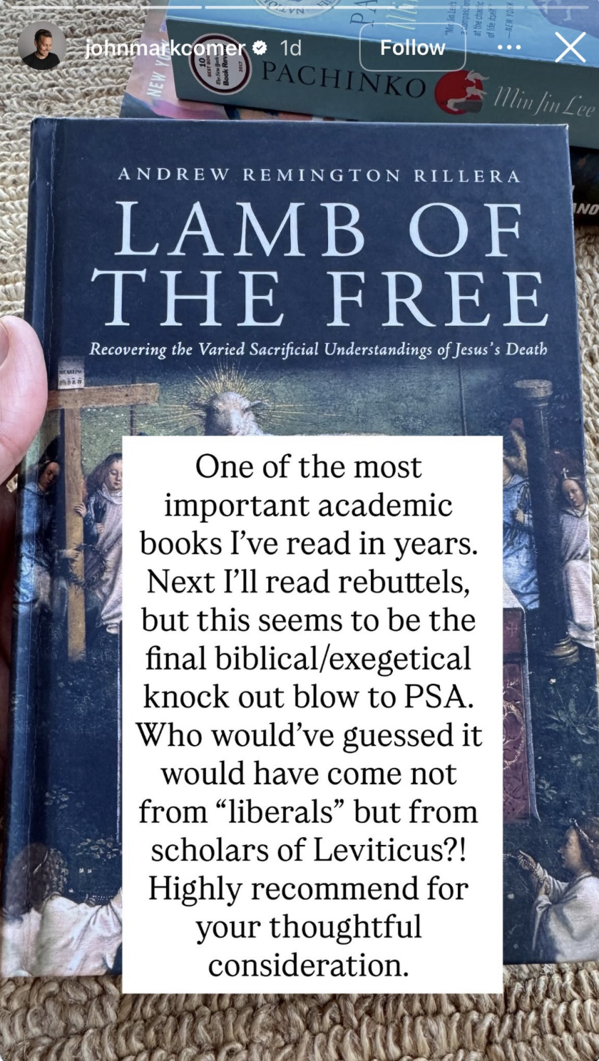 John Mark Comer and Penal Substitutionary Atonement: The Heart of the ...