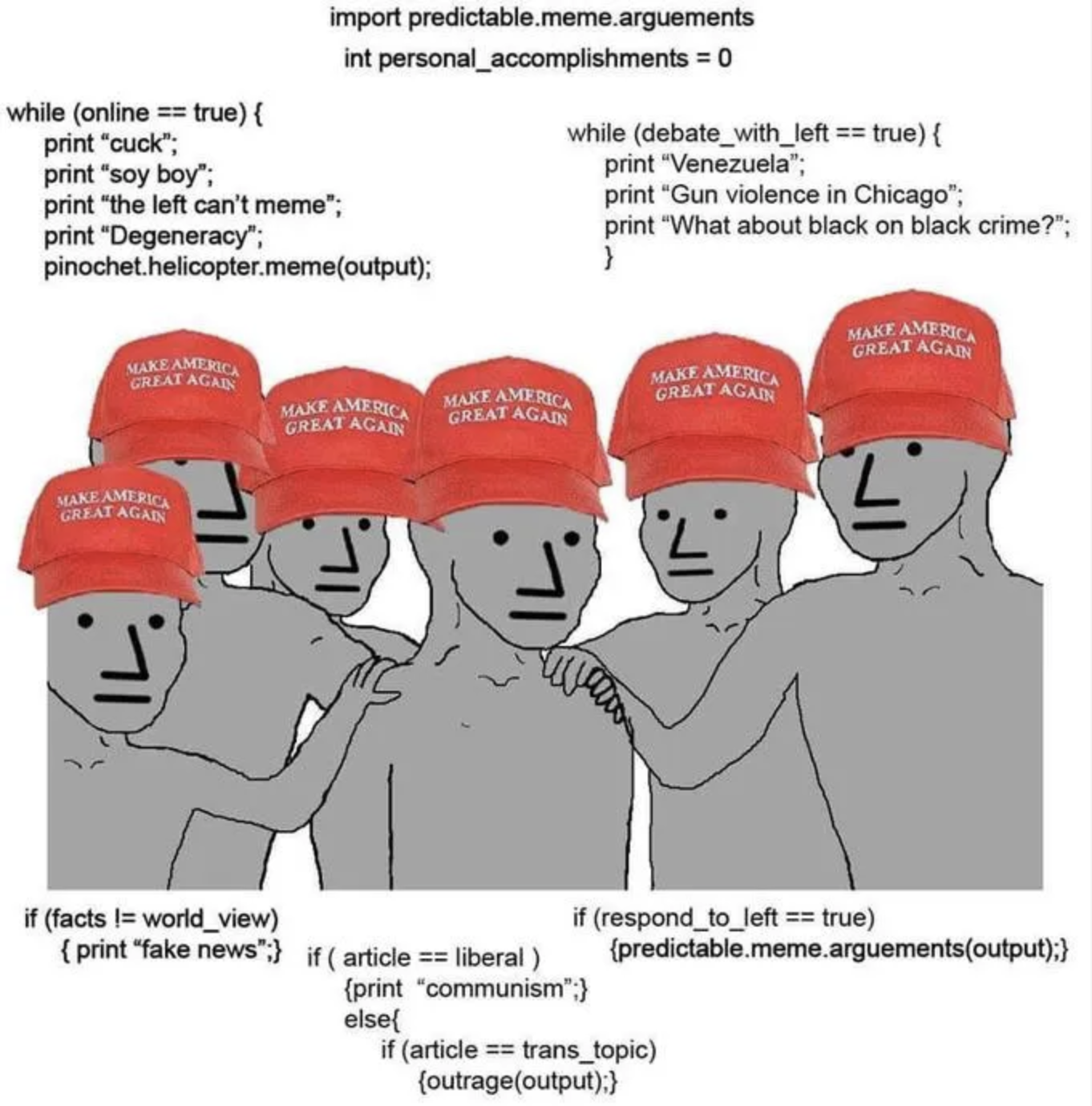npc wojak / "high agency" - by Aidan Walker