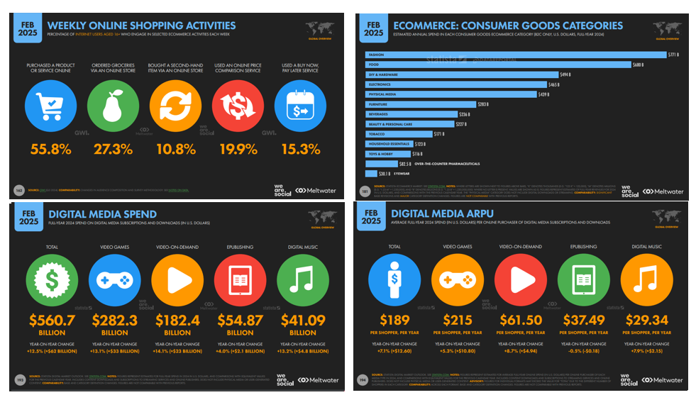 #263. Digital Report 2025. We are social & Meltwater