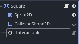 This is THE way to implement interfaces in Godot