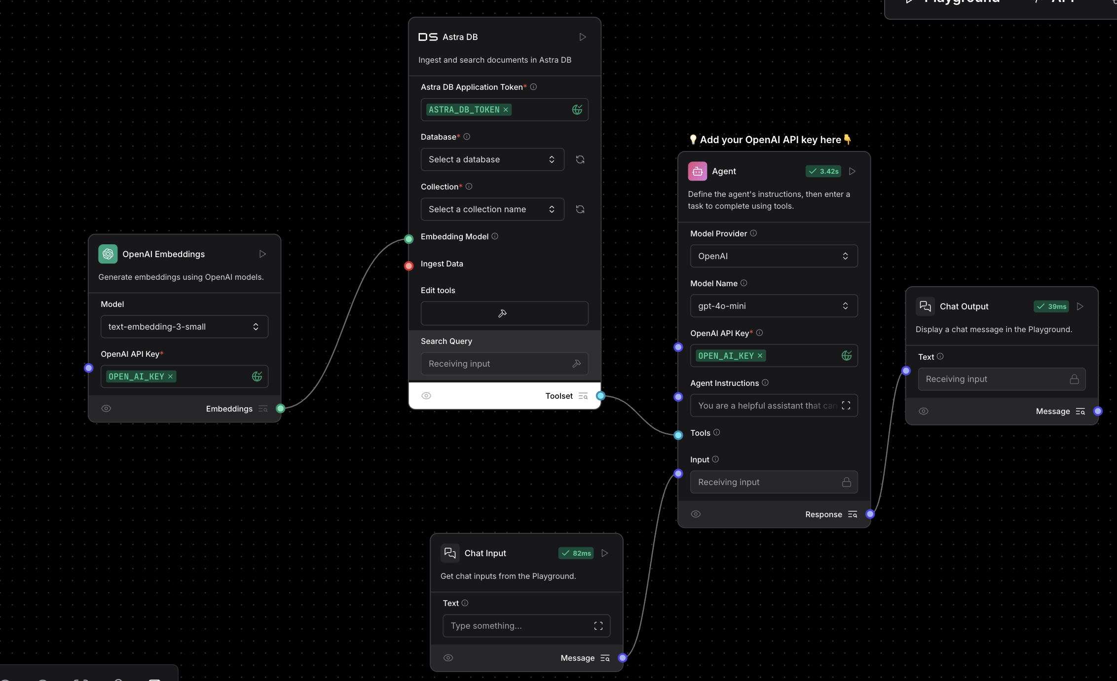 Building an AI Agent with Langflow and RAG