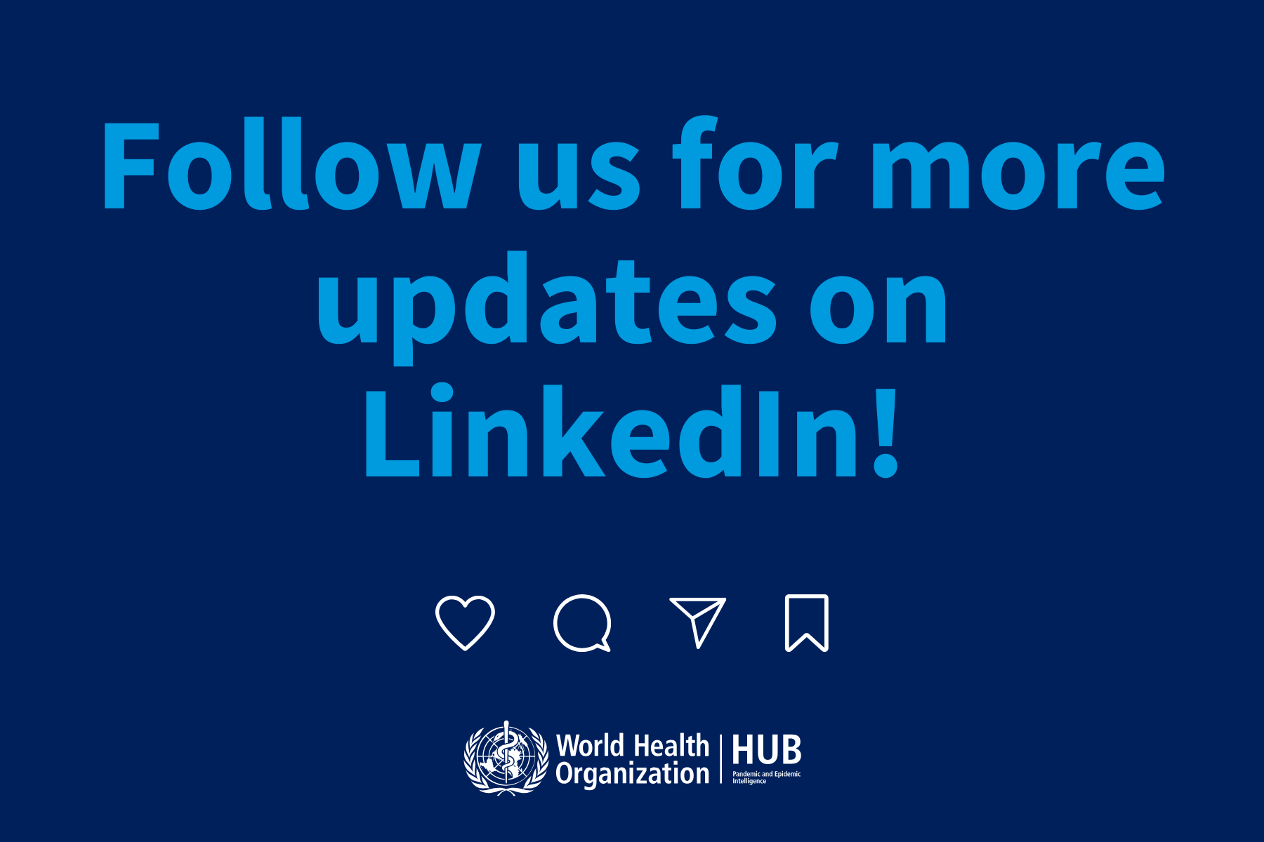 What’s new at the WHO Hub for Pandemic and Epidemic Intelligence?