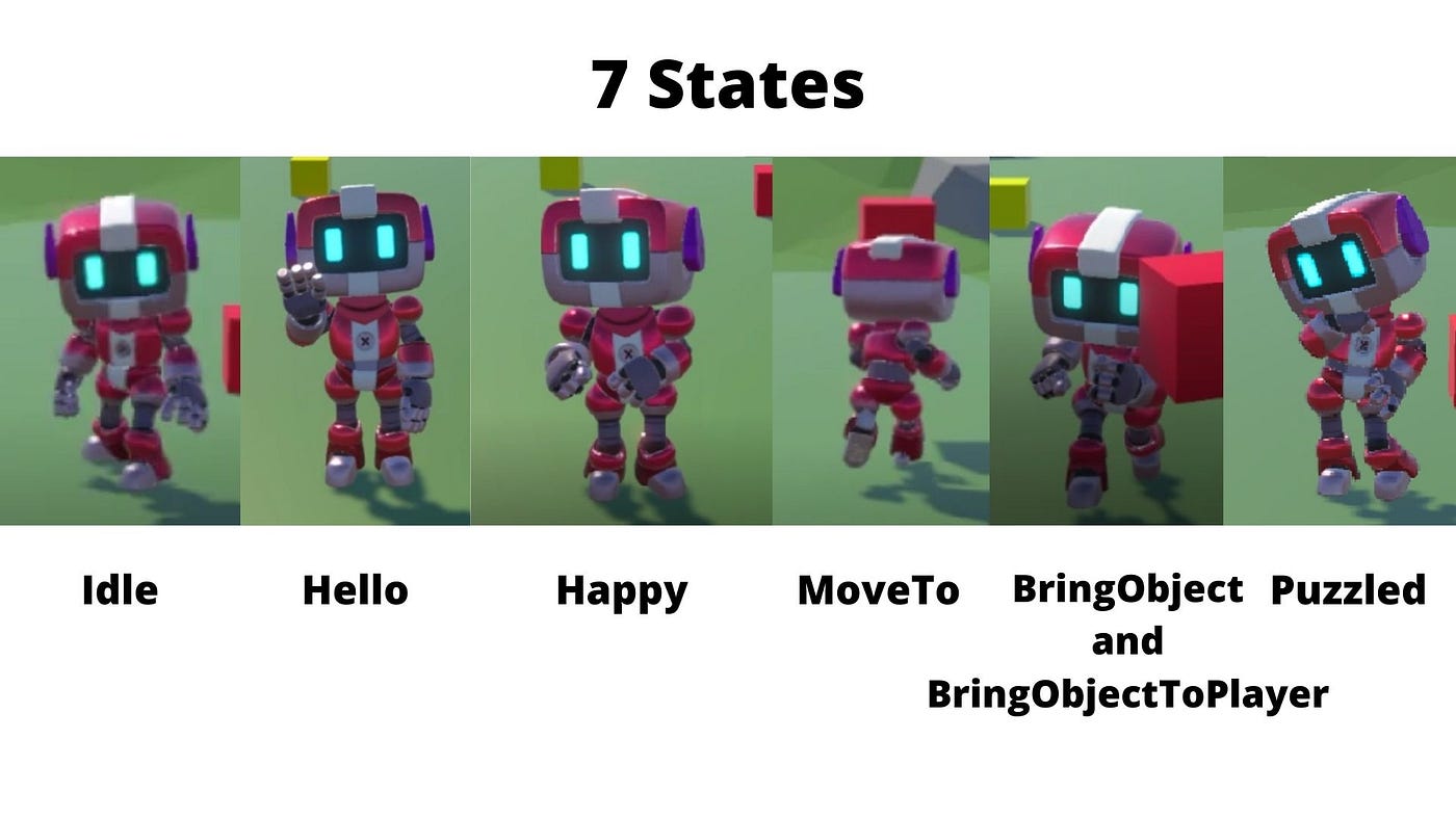 Making an intelligent Robot NPC using Hugging Face 🤗 and Unity