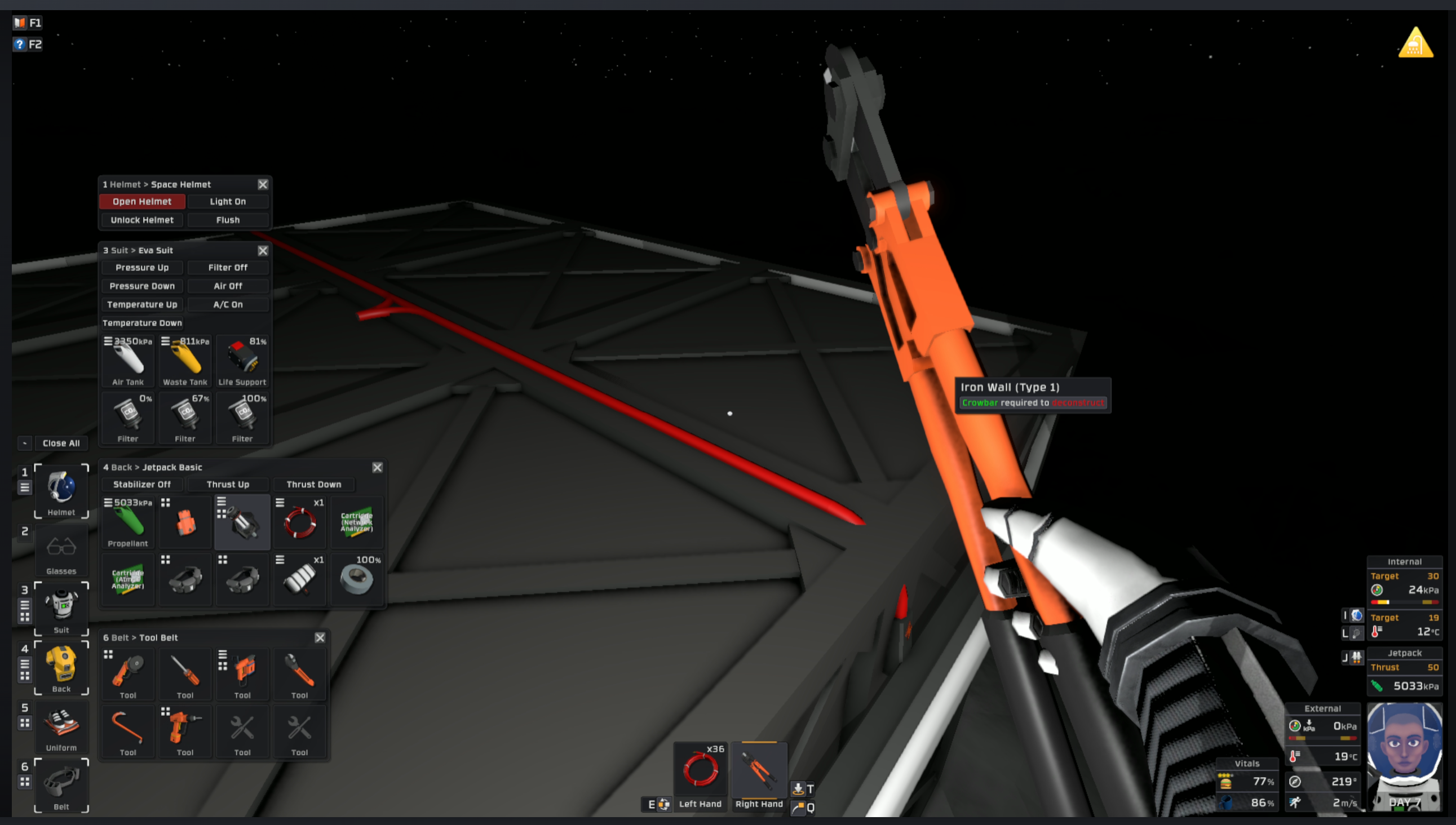 Stationeers Walkthrough: Setting up Solar on the Moon