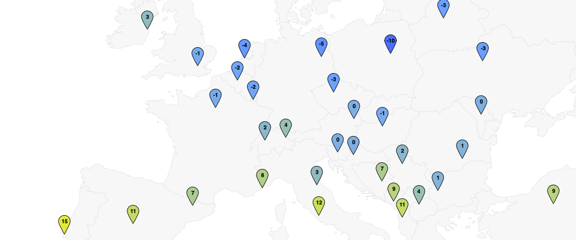 Weather Data for Multiple Locations At Once