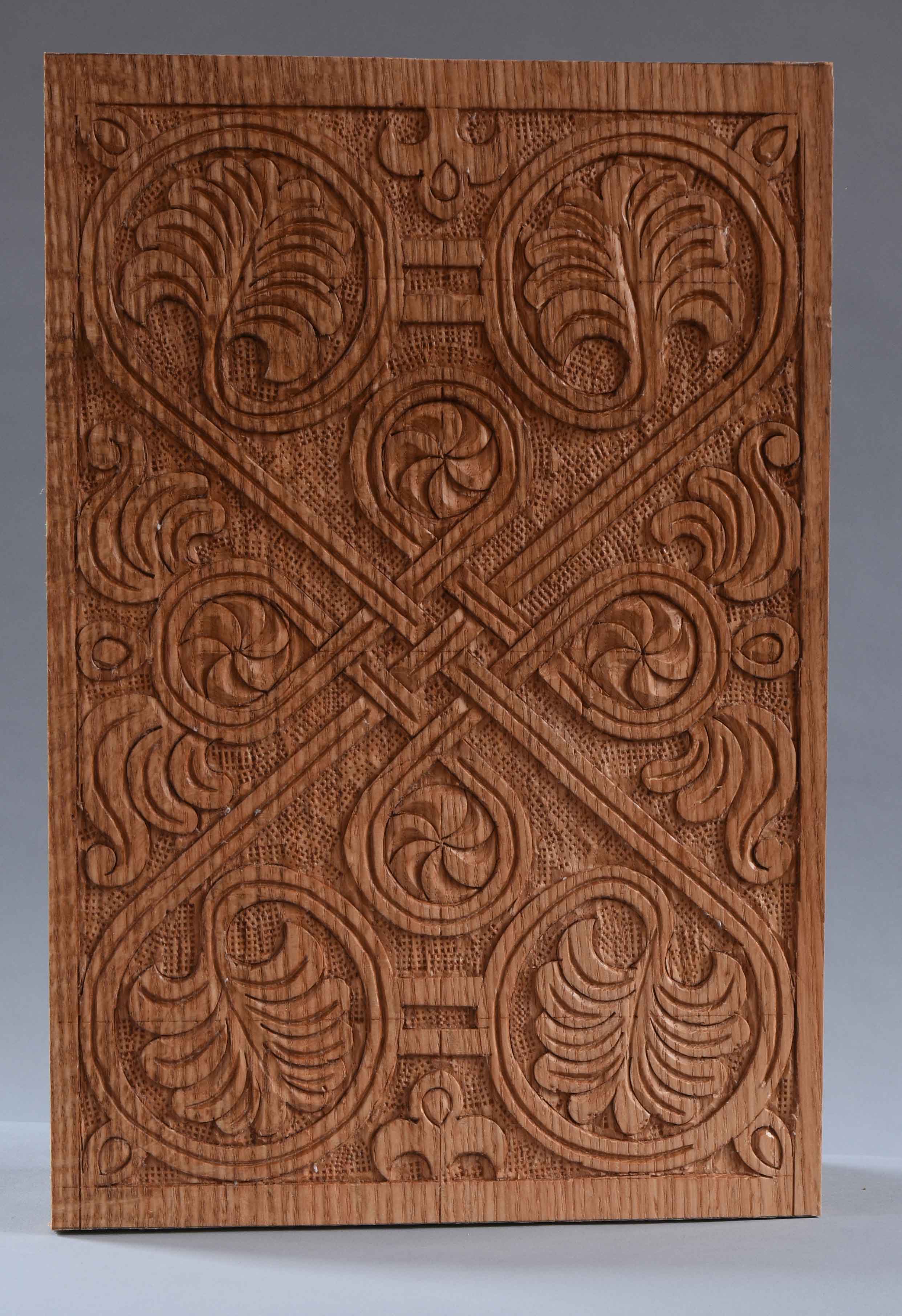 Carved box & panel for sale - by Peter Follansbee