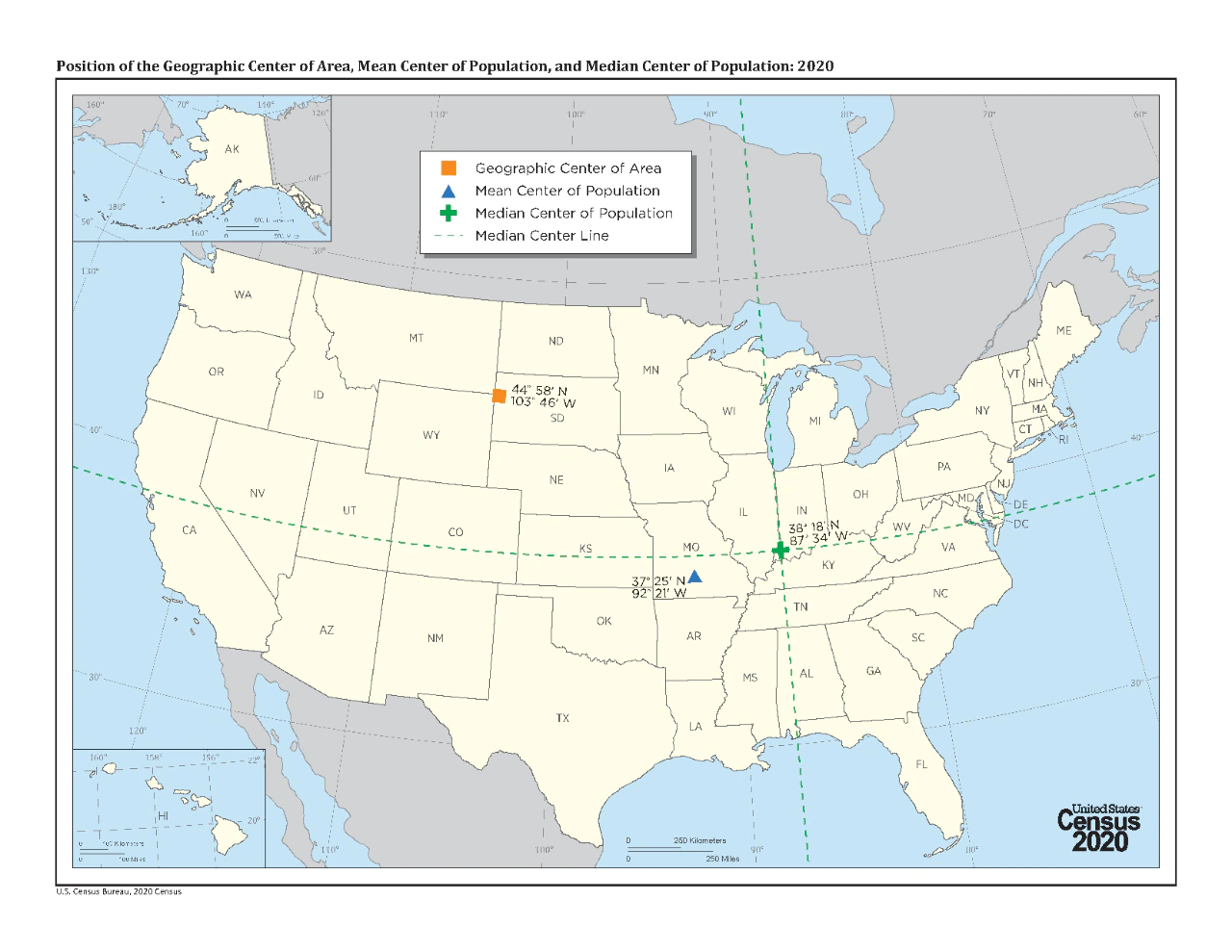 The Population Center of the US - by Patrick Gourley