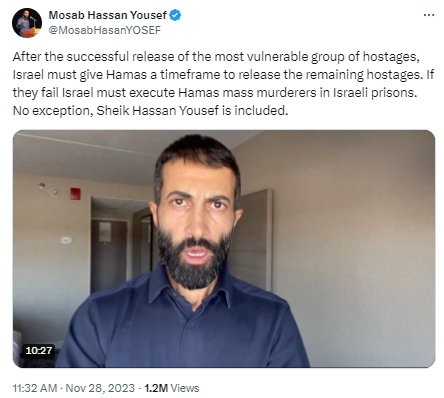 Up Close and Personal with the Green Prince, Mosab Hassan Yousef