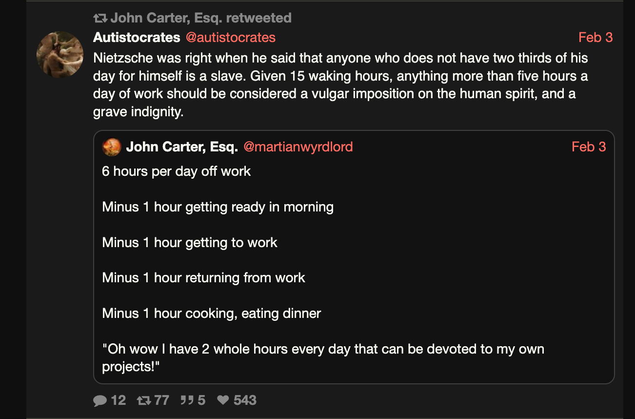 The wagecuck as the antithesis of both FIRE and NEET