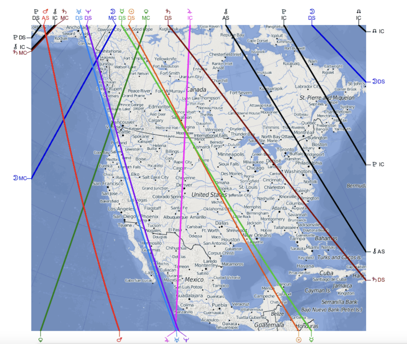 Astrocartography & Relocation Charts - by Alice Bell