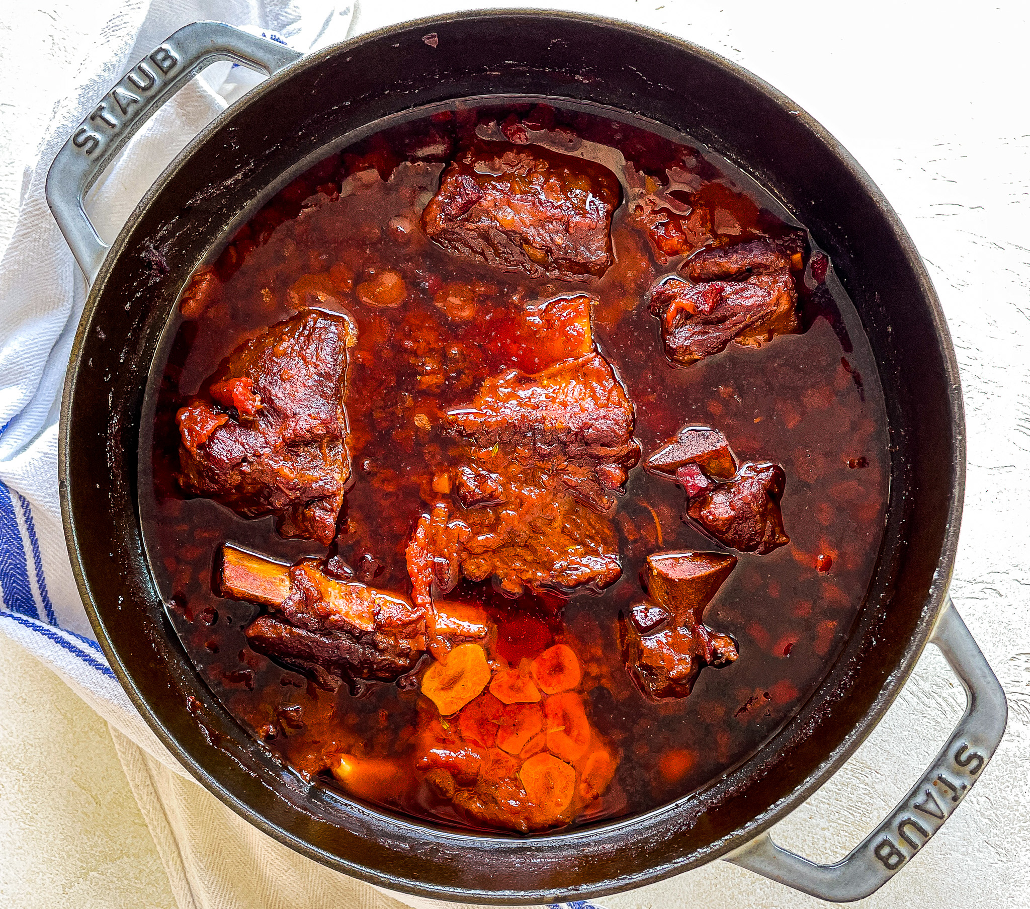 braised short rib & sausage ragù - by Meryl Feinstein