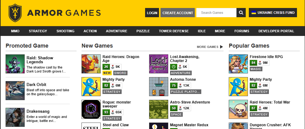5 Flash Game Websites I Used to Frequent To