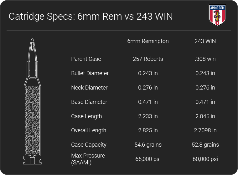 6mm Remington vs 243: The Battle of the 6mm Cartridges
