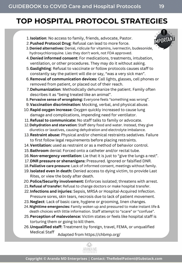 Guidebook to COVID Care and Hospital Protocols: Updated for January, 2024