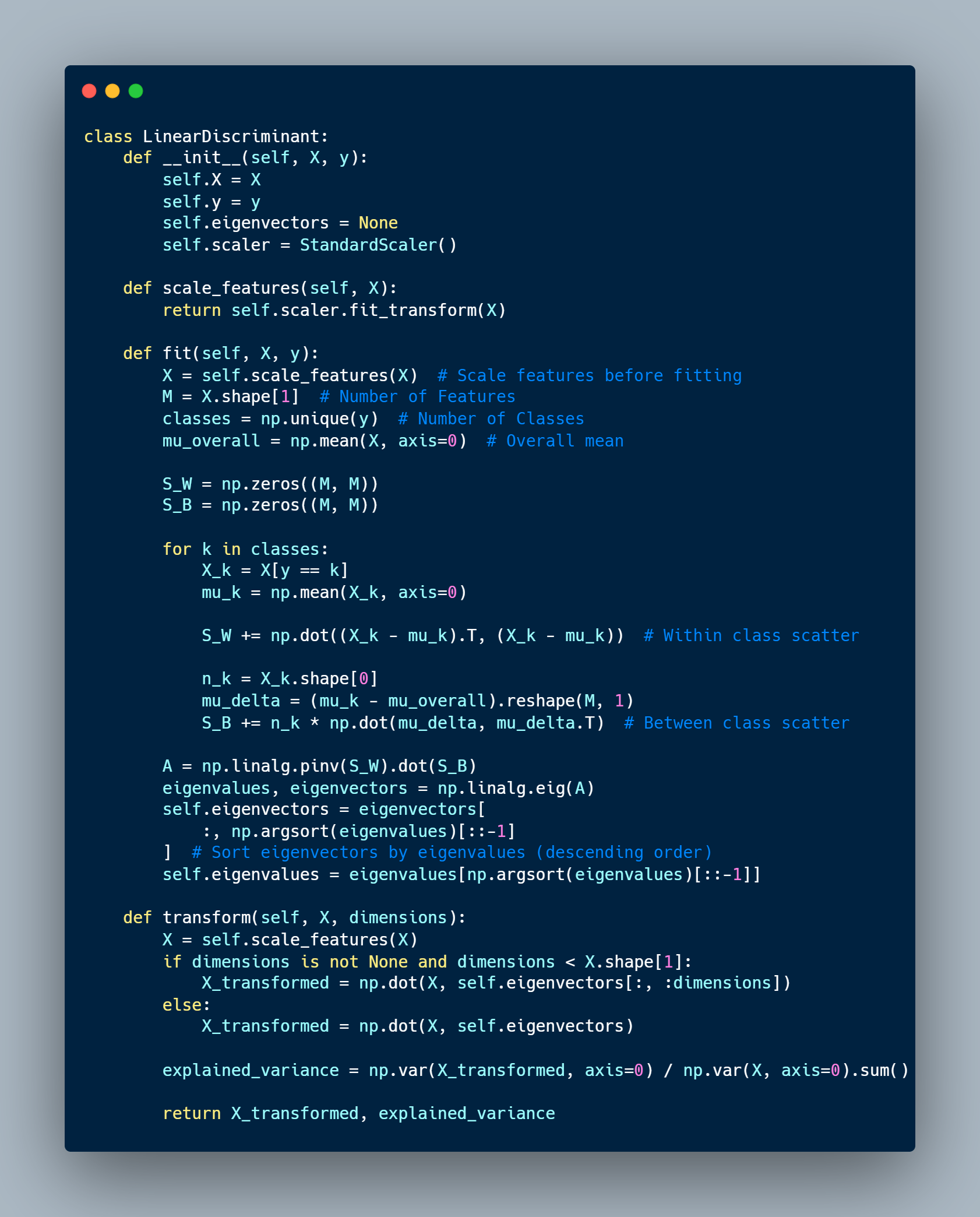 Linear Discriminant Analysis - A Comprehensive Guide