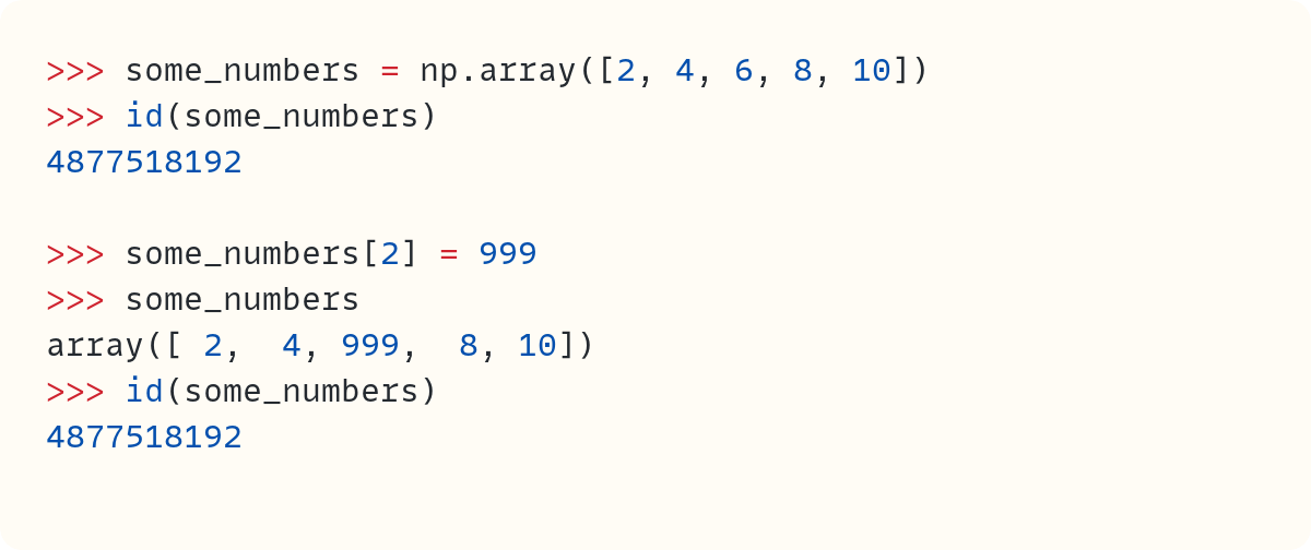 Why Can't I Just Use A List? • Understanding NumPy's `ndarray` (A NumPy for Numpties article)