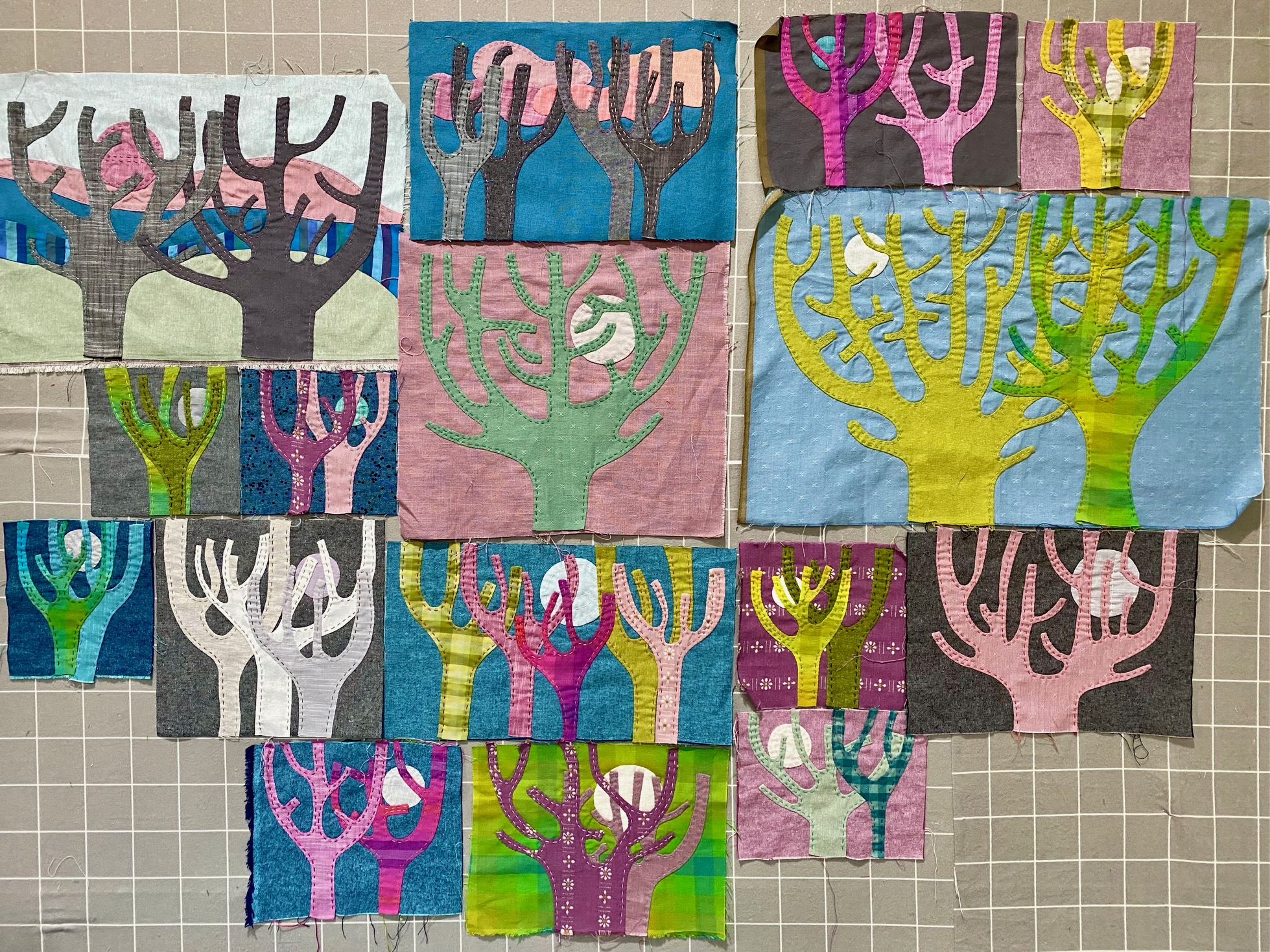Moon Trees - by Jo Avery - The Stitch Gathering