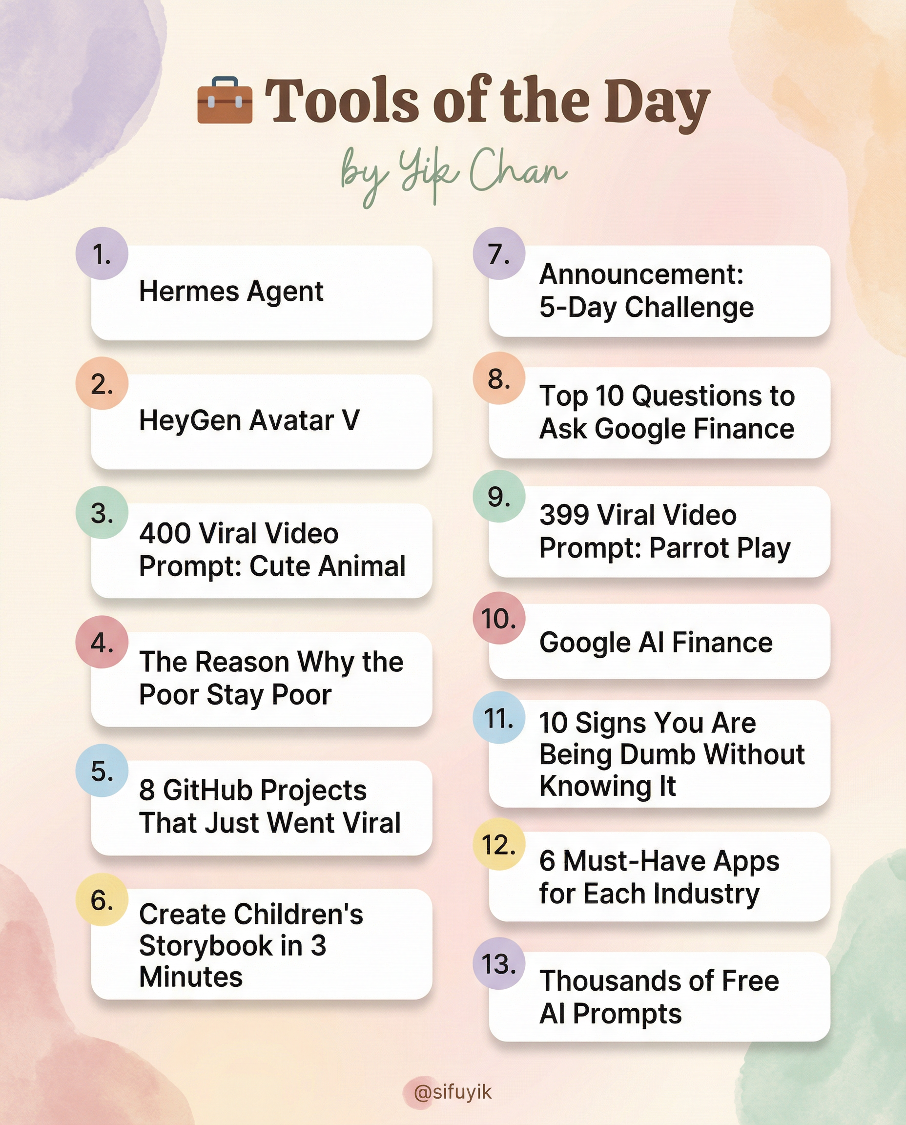 13 TOP VIRAL AI TOOLS & TIPS TODAY ( 10 APRIL 2026)