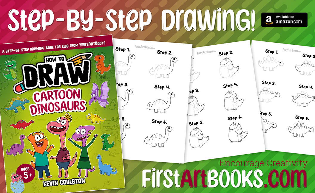 Learn How to Draw a Brachiosaurus in 6 Easy Steps | Free Worksheet ...