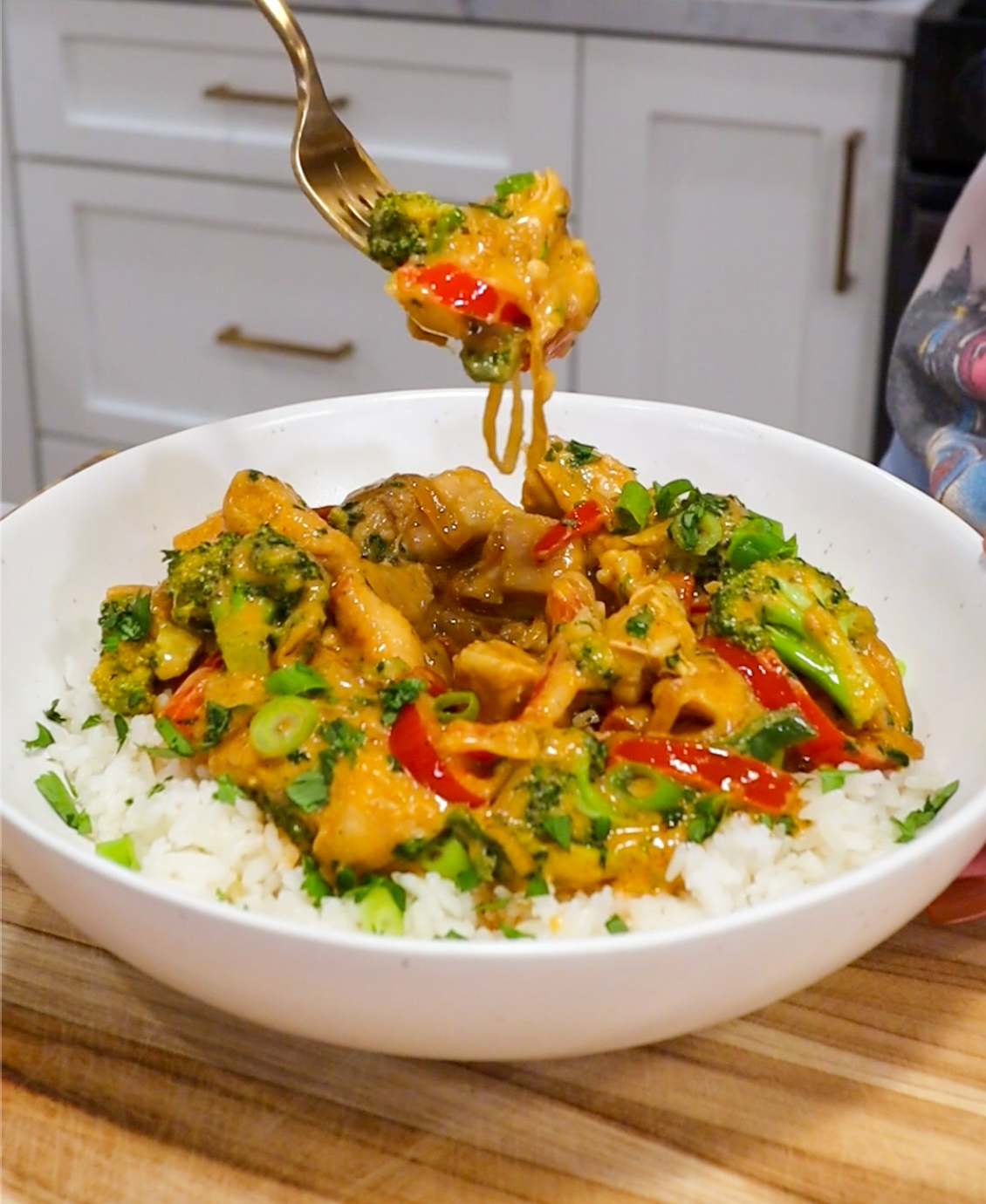 Trader Joe’s Thai Style Red Curry Chicken Dinner