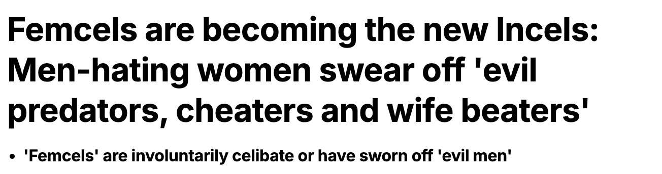 Misandry isn't equal to misogyny, it's a consequence of it