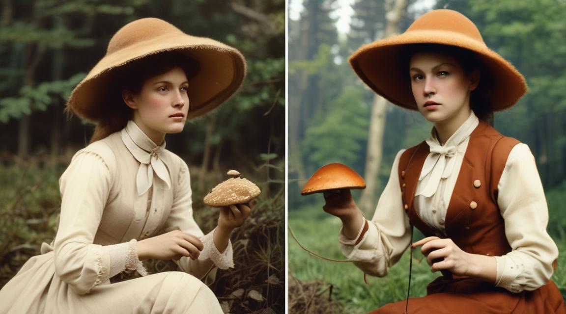 Baby Mushroom Skull Hunting - by Elliot Lessing