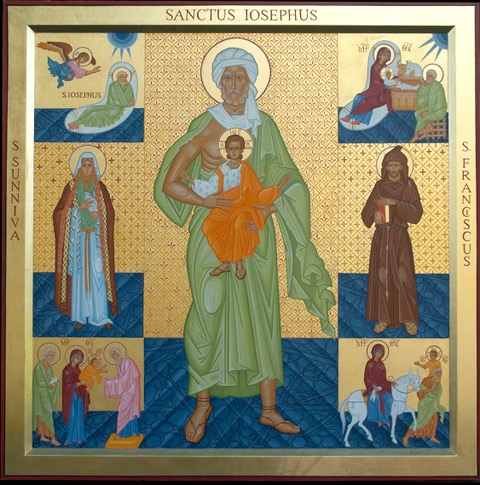 Three Icons of Saint Joseph - by Solrunn Nes