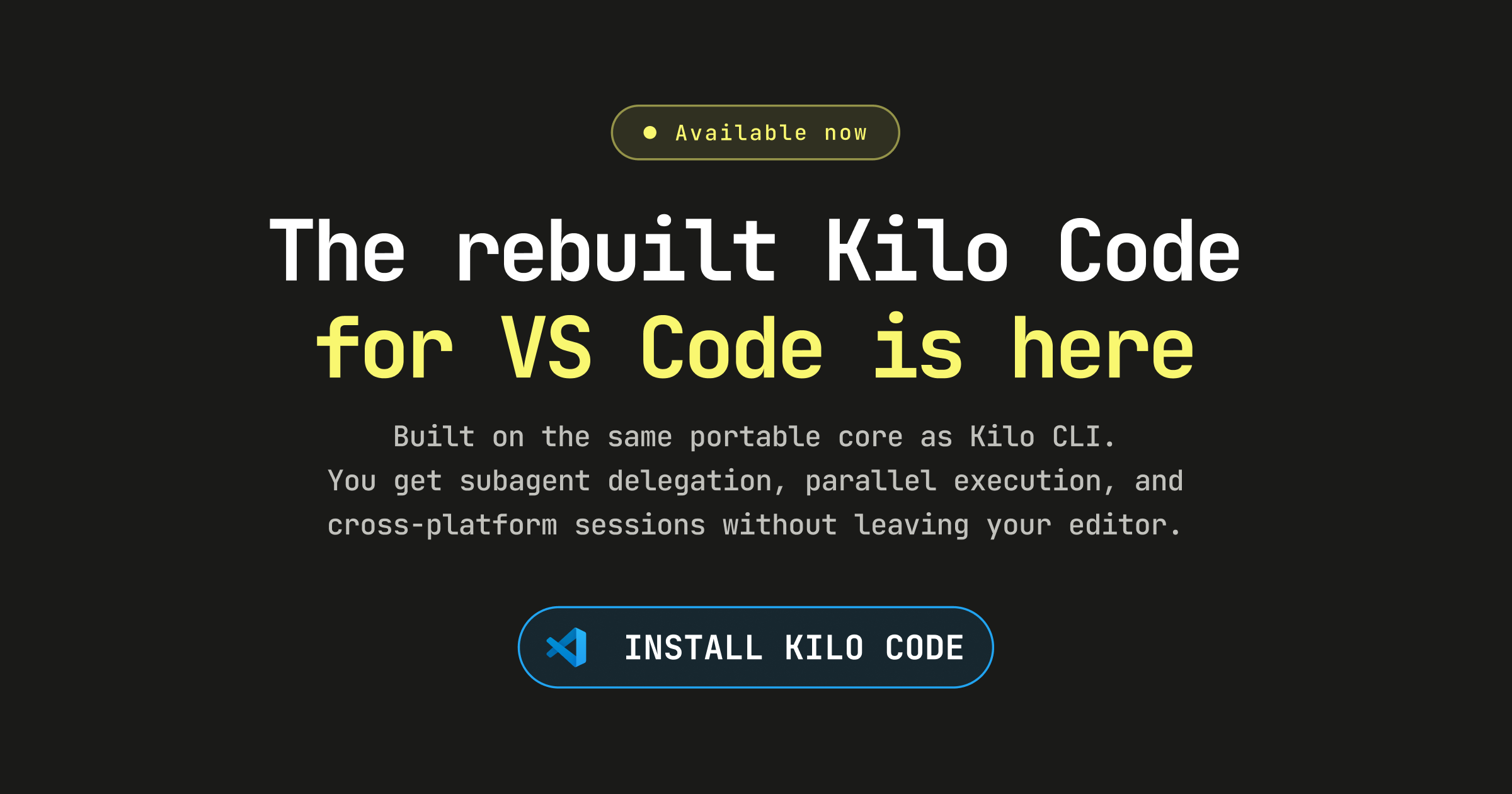 The New Kilo Code for VS Code Is Now Generally Available