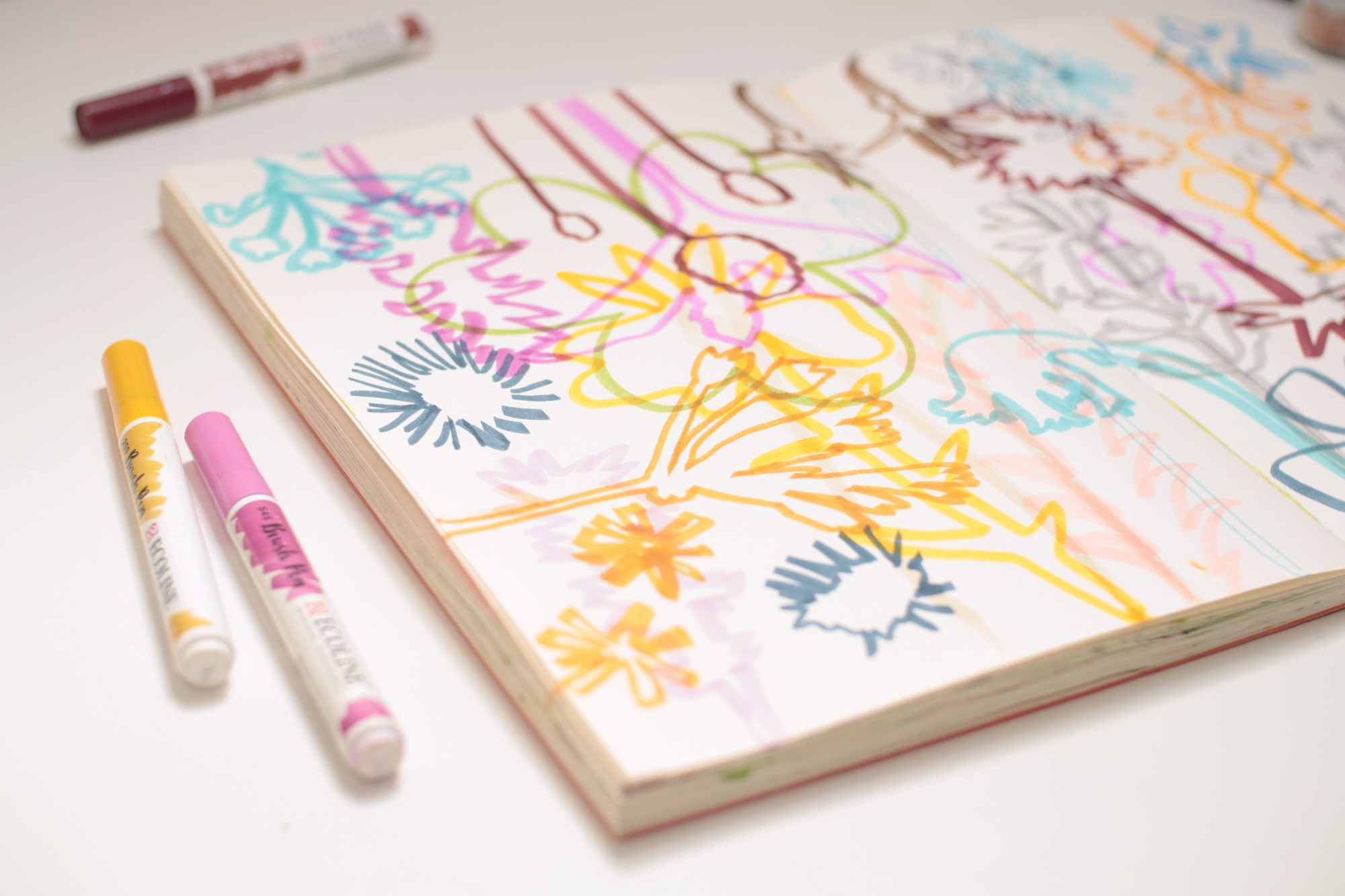 How to be bold in your sketches - by Melanie Chadwick