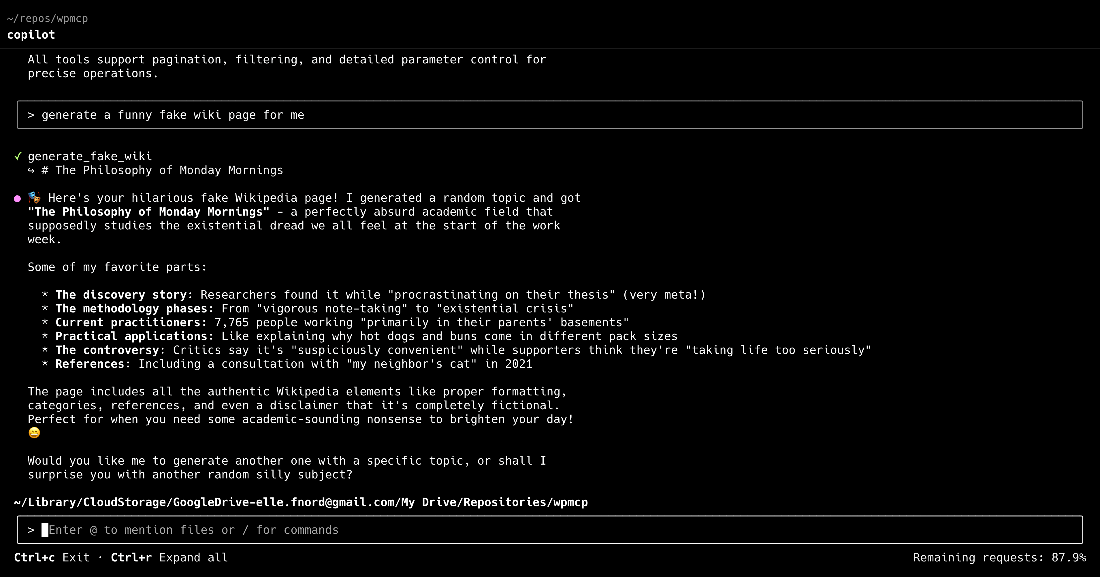 GitHub Copilot CLI Tool Review - by Eleanor Berger