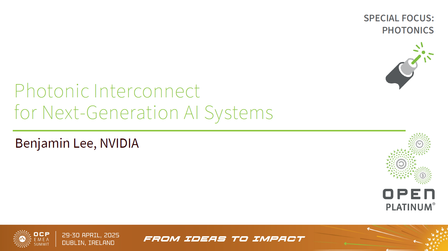 NVIDIA: Photonic Interconnect for Next-Generation AI Systems