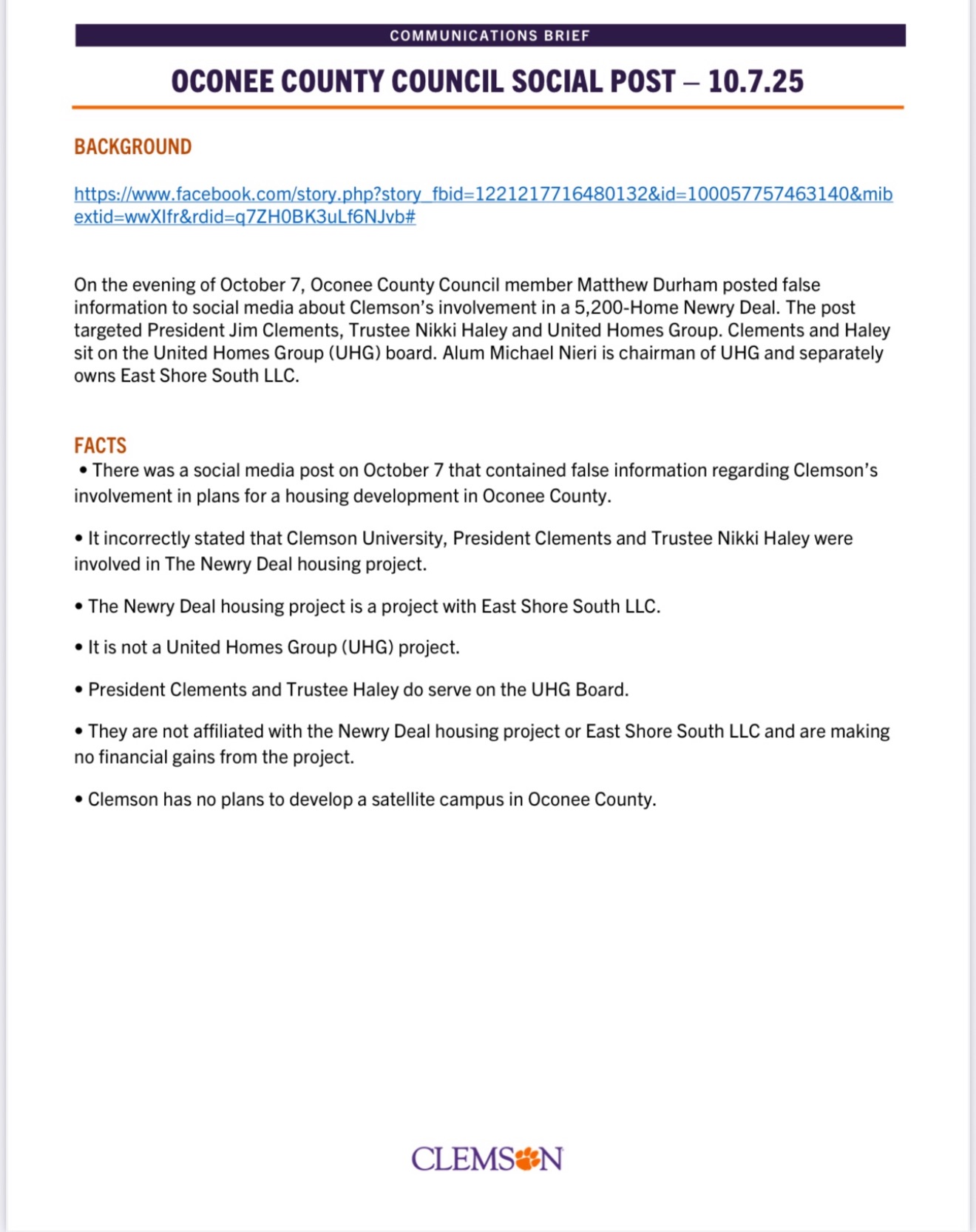 Matthew Durham: The Paper Trail Linking Clemson’s Leaders to the ...