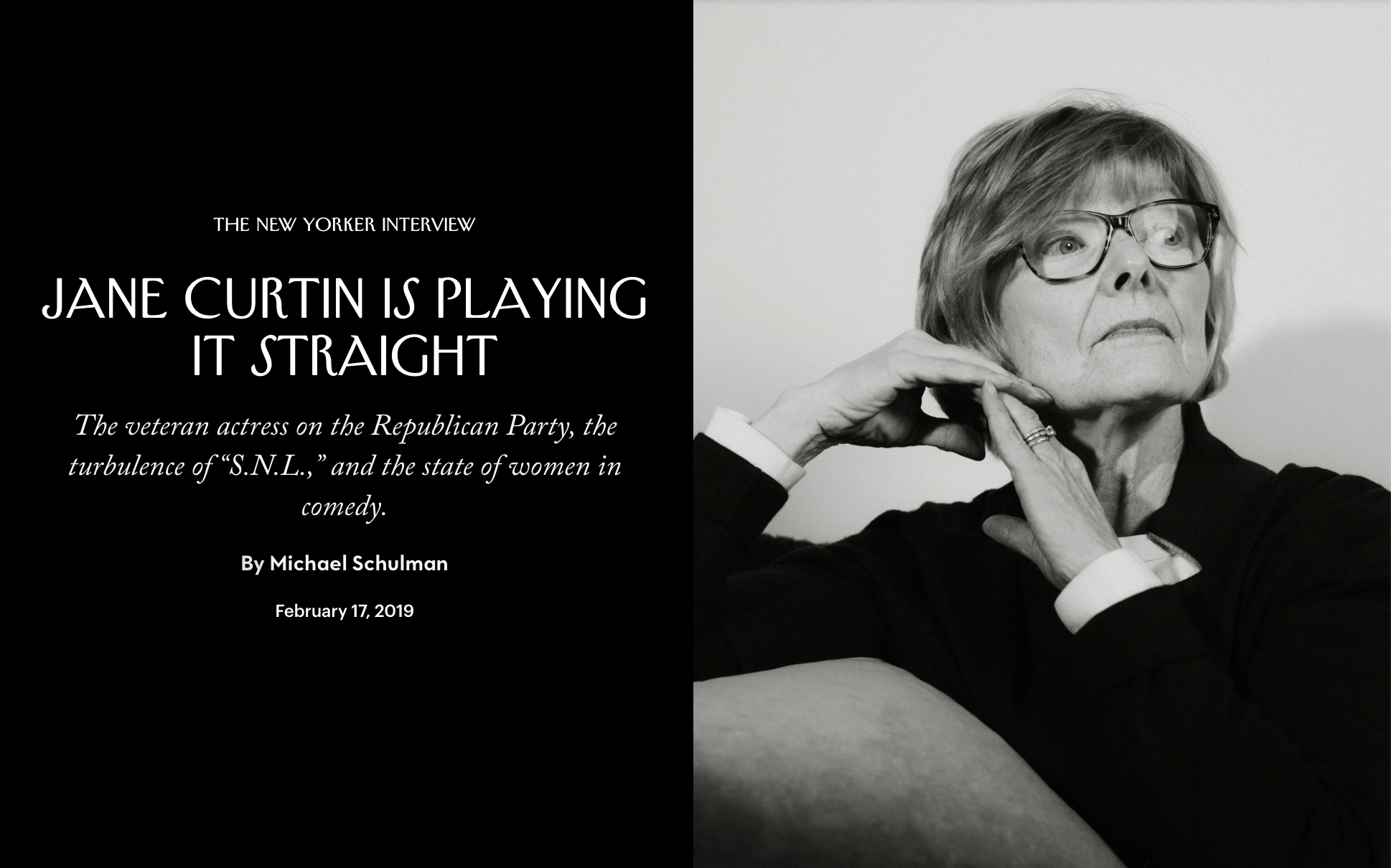 Behind The Scenes: Jane Curtin is Wiser Than Me