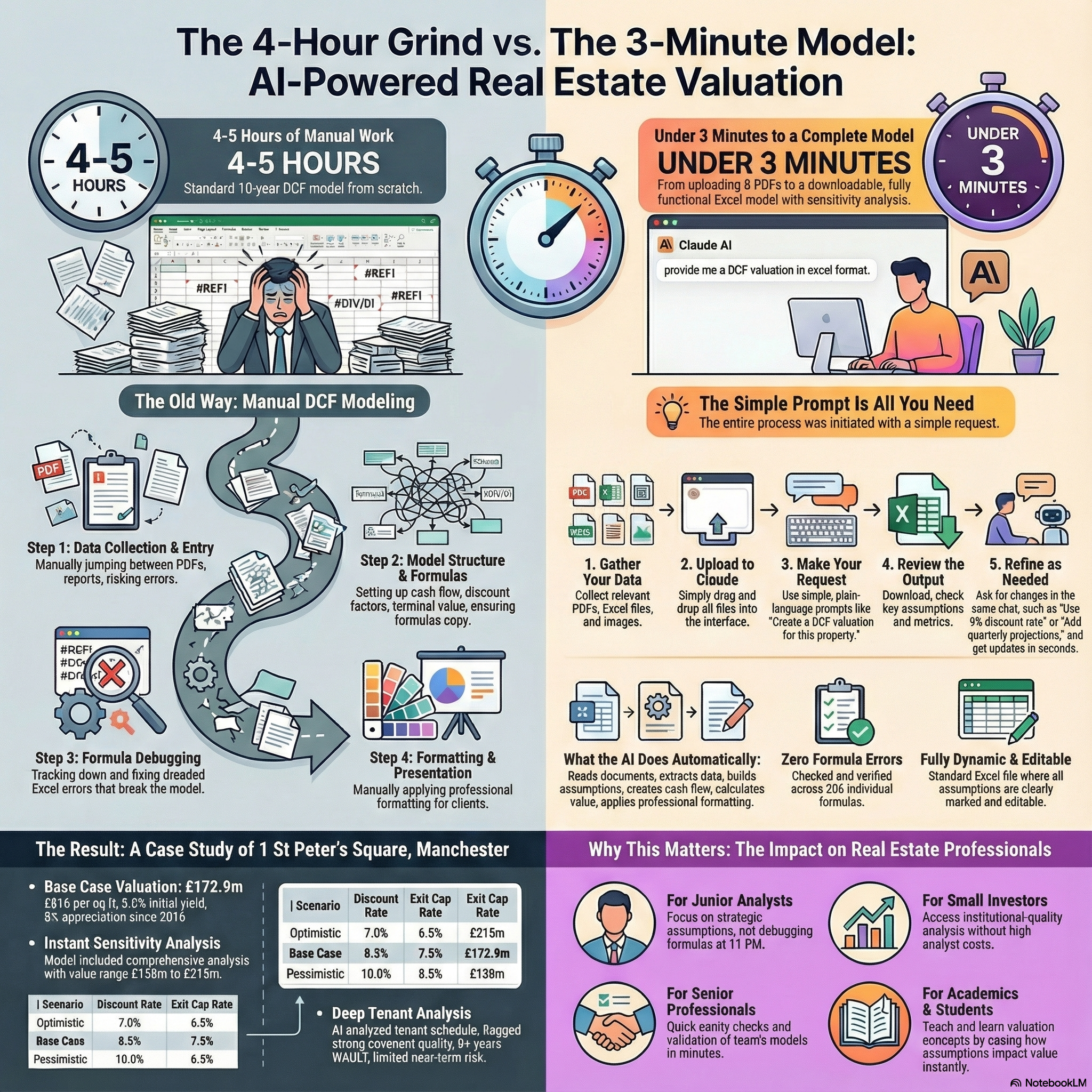 How Claude Built a Complete DCF Model in 3 Minutes