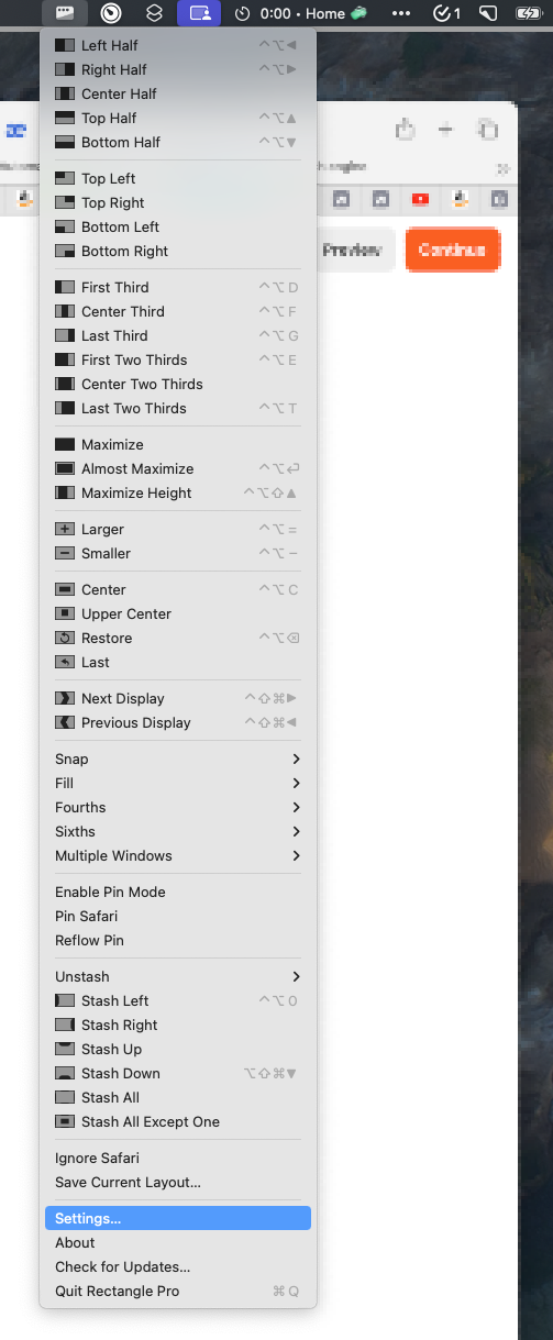 Using Rectangle Pro to Organize Desktop Window Chaos