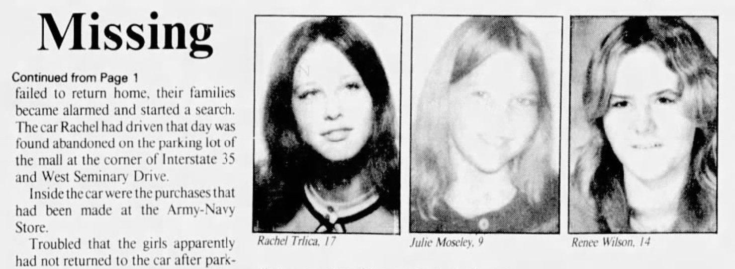 A Texas Mystery: The Unexplained Disappearance of the "Fort Worth Trio"